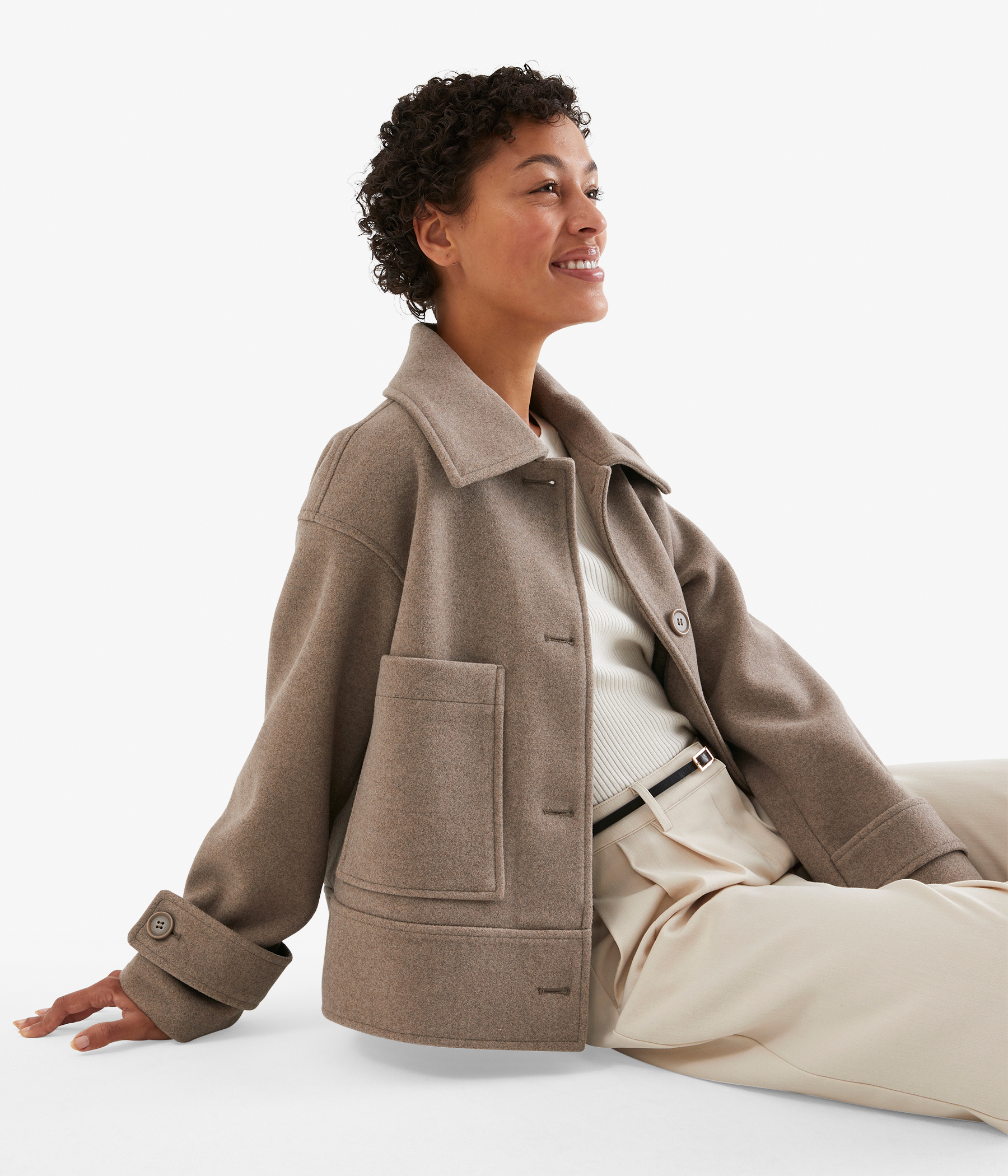 Croppad jacka | Kappahl