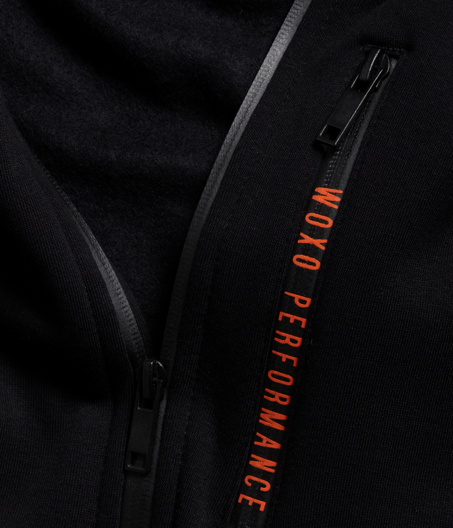 Hoodie med dragkedja