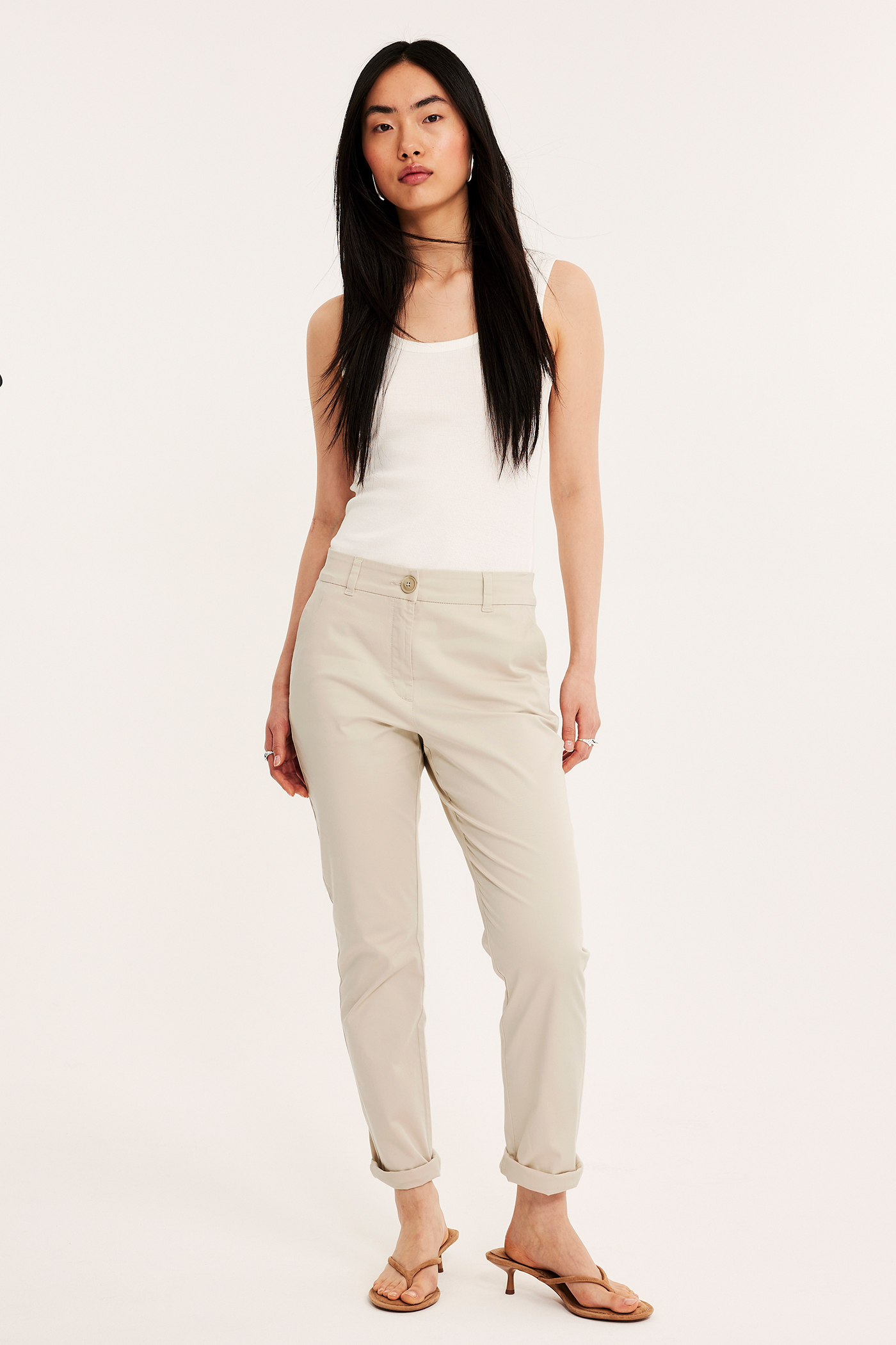 Chinos | Offwhite | Dam | Kappahl