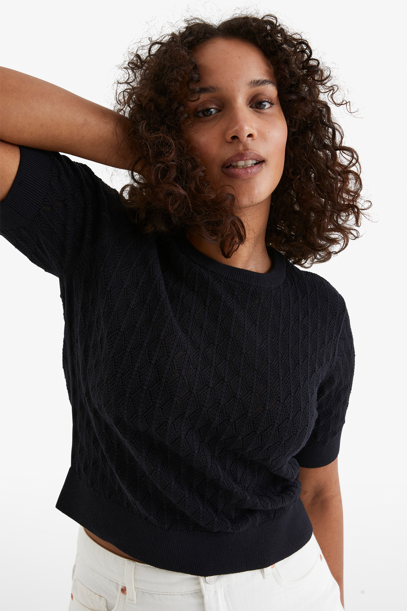 Mönsterstickad tröja | Kappahl