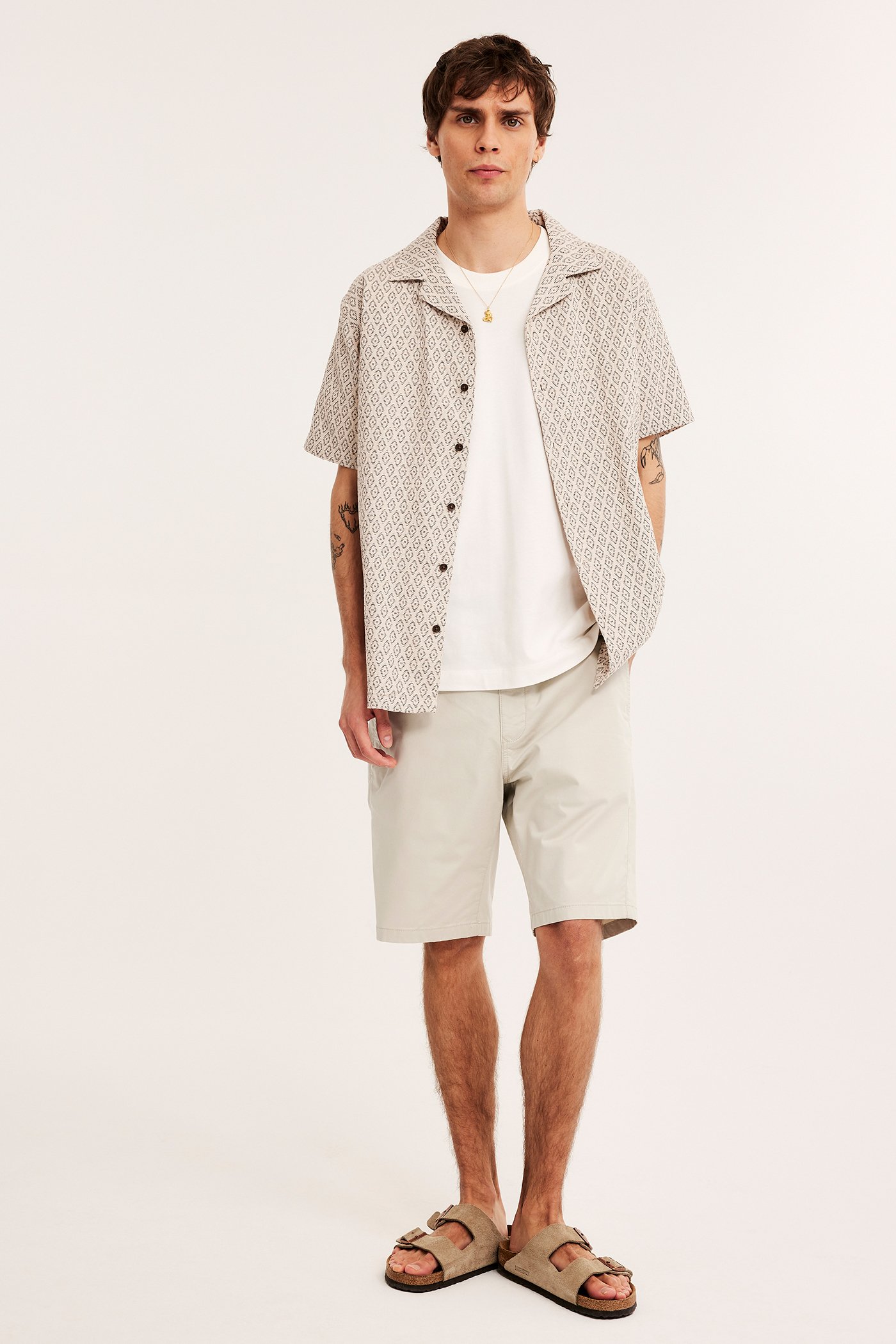 Chinosshorts | Ljusbeige | Herr | Kappahl