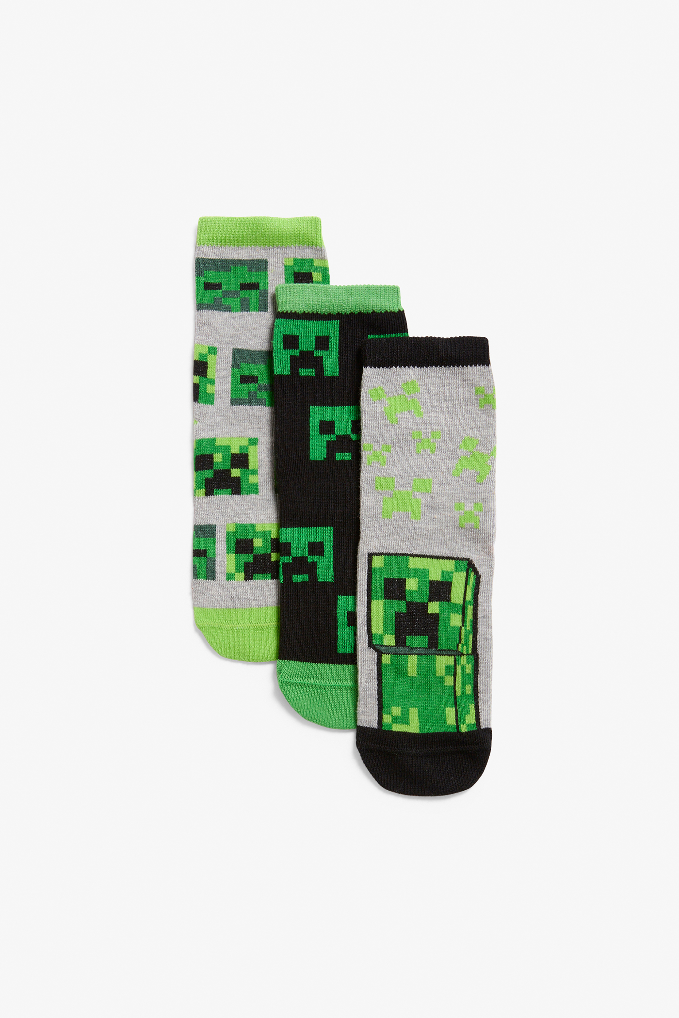 Strumpor 3-pack Minecraft