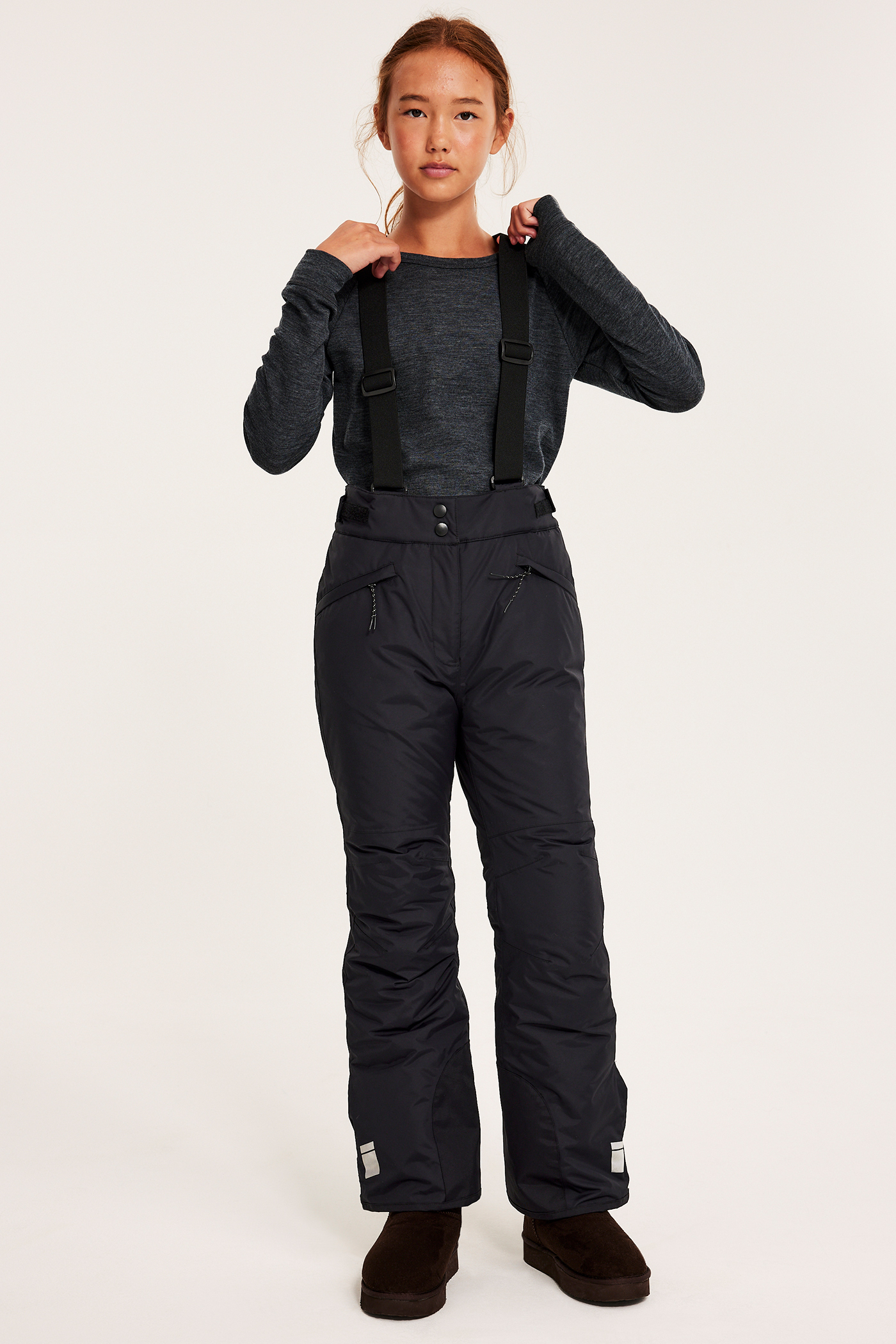 Skibukse med seler | Svart | Barn | Kappahl