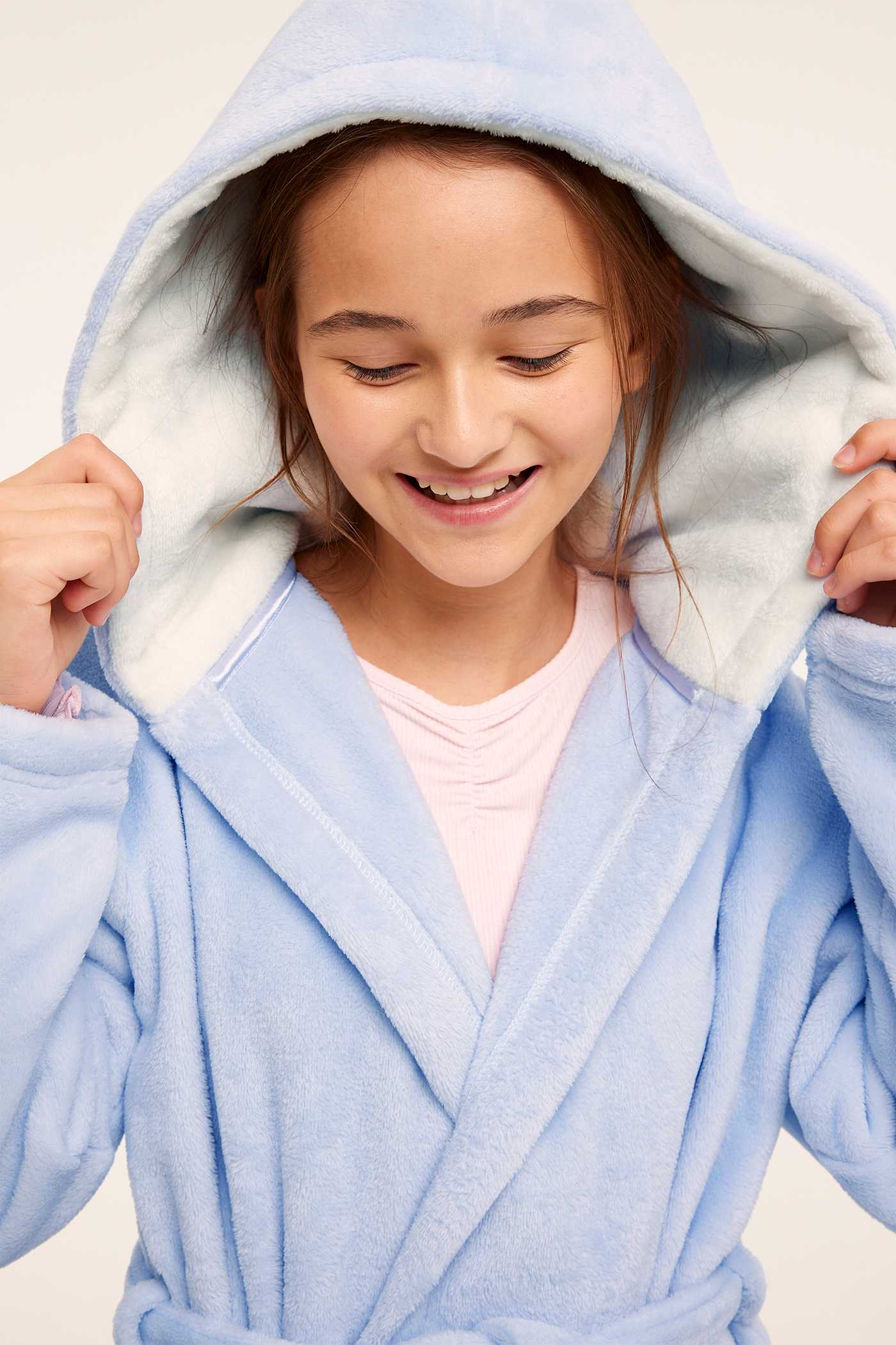 Morgonrock i fleece | Blå | Barn | Kappahl