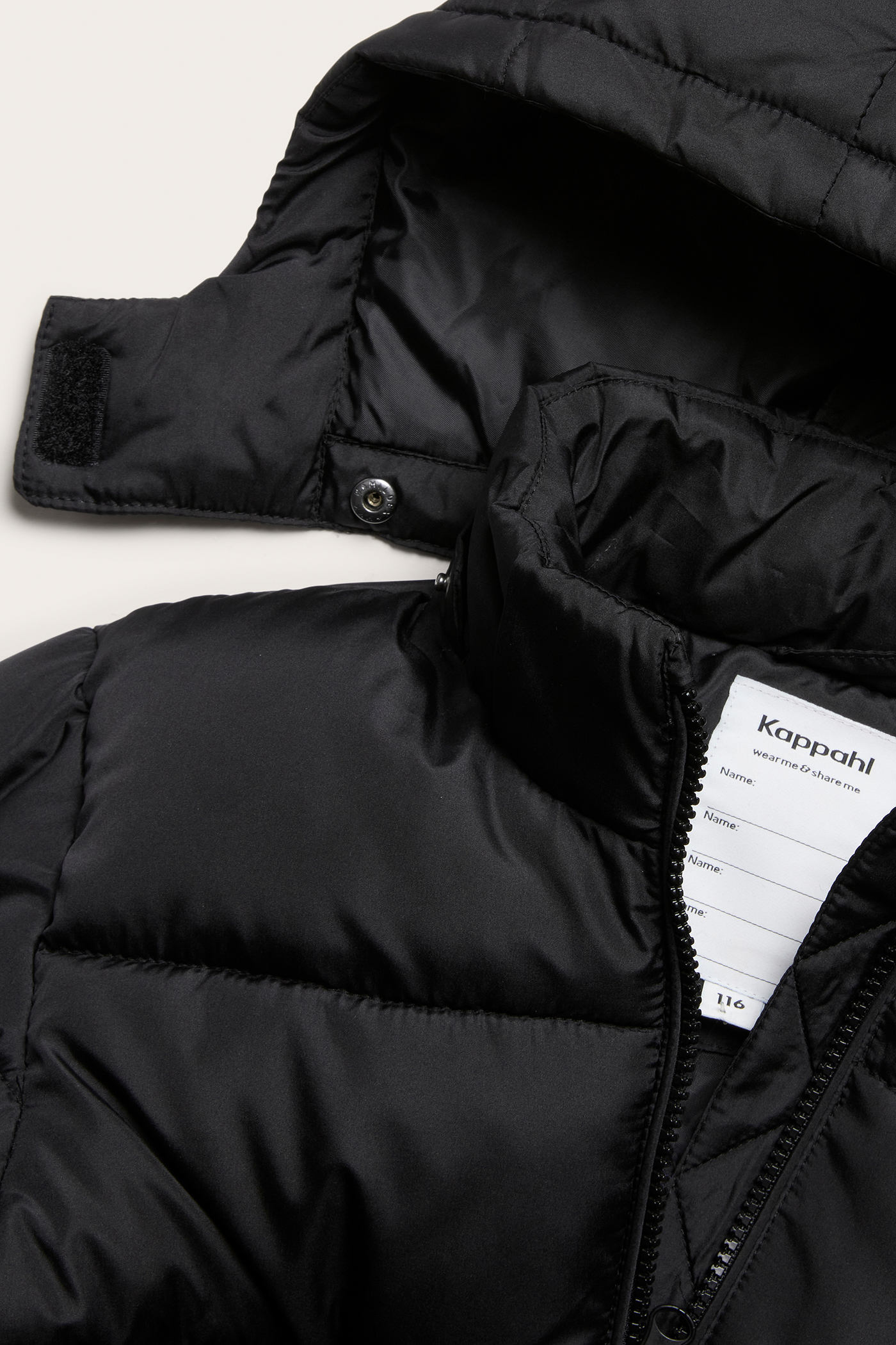 Pufferjacka | Svart | Barn