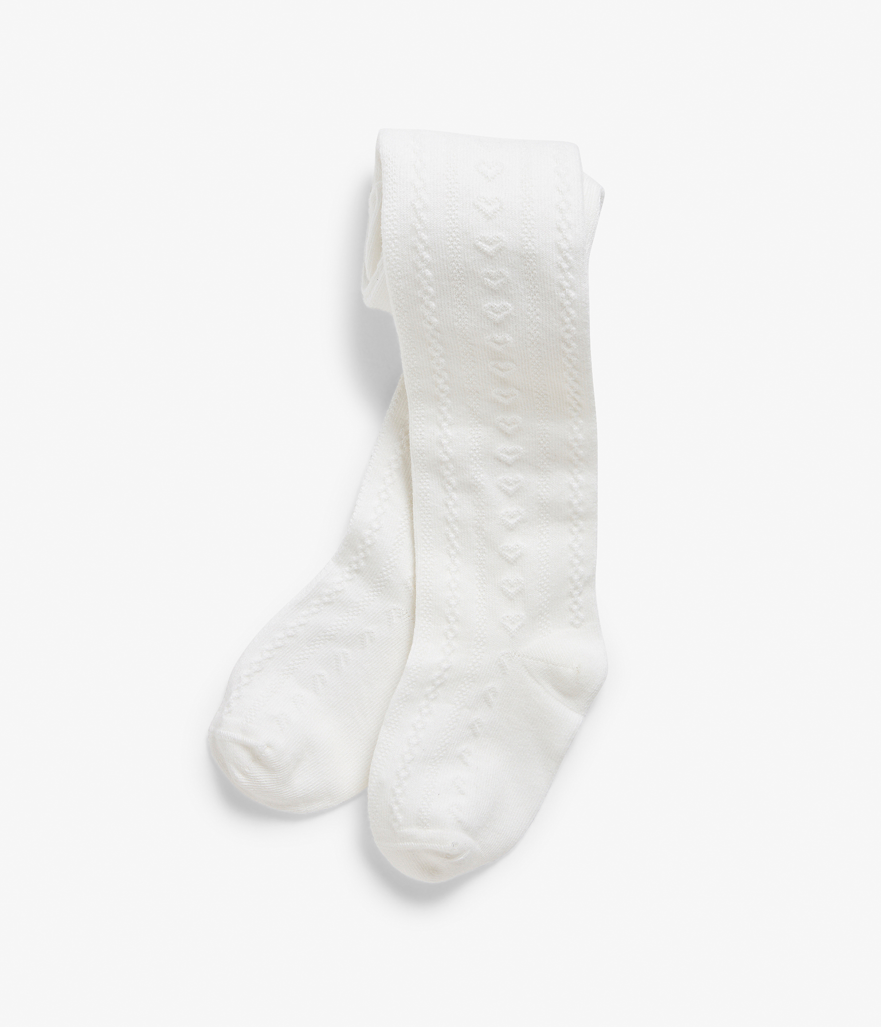 Mönstrade strumpbyxor | Offwhite | Barn | Newbie