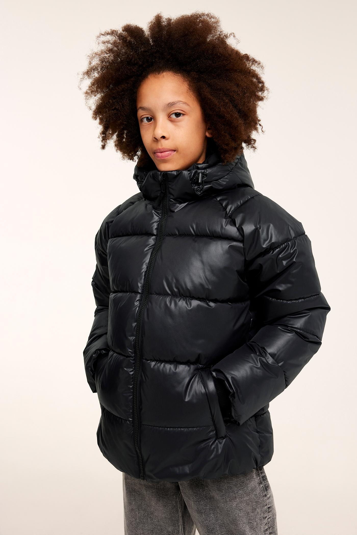 Pufferjacka | Svart | Barn | Kappahl