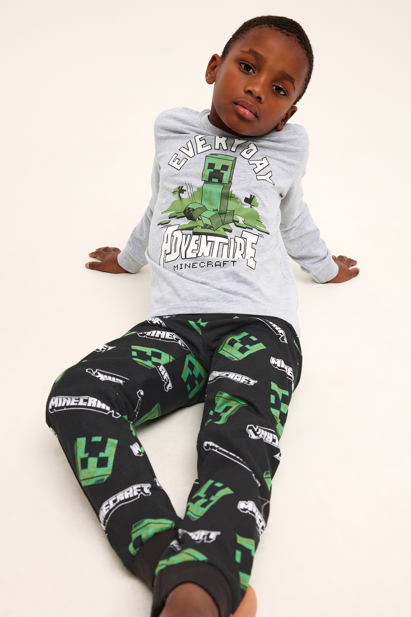 Pyjamas Minecraft | Svart | Barn | Kappahl