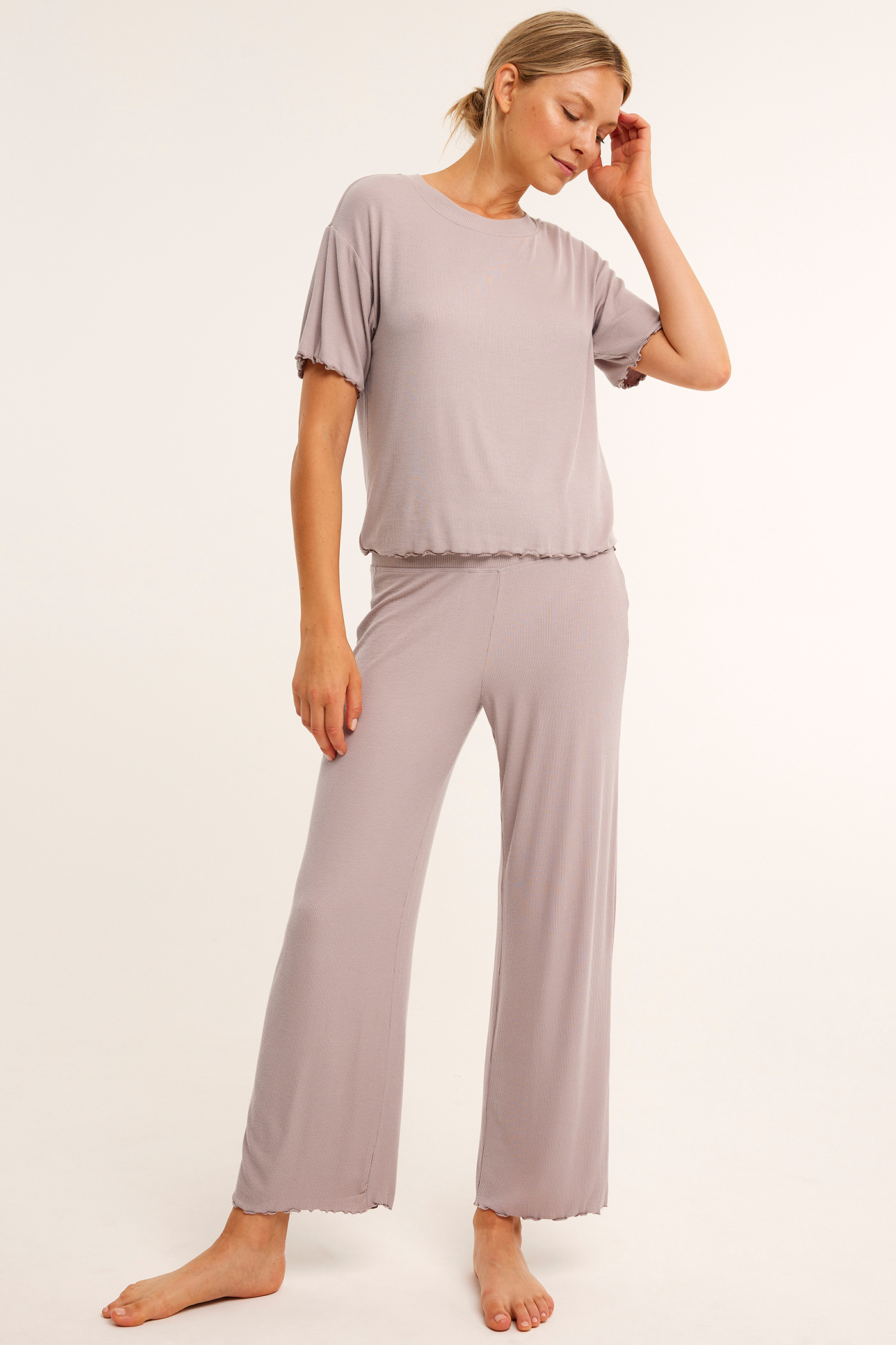 Pyjamasbyxor | Rosa | Dam | Kappahl