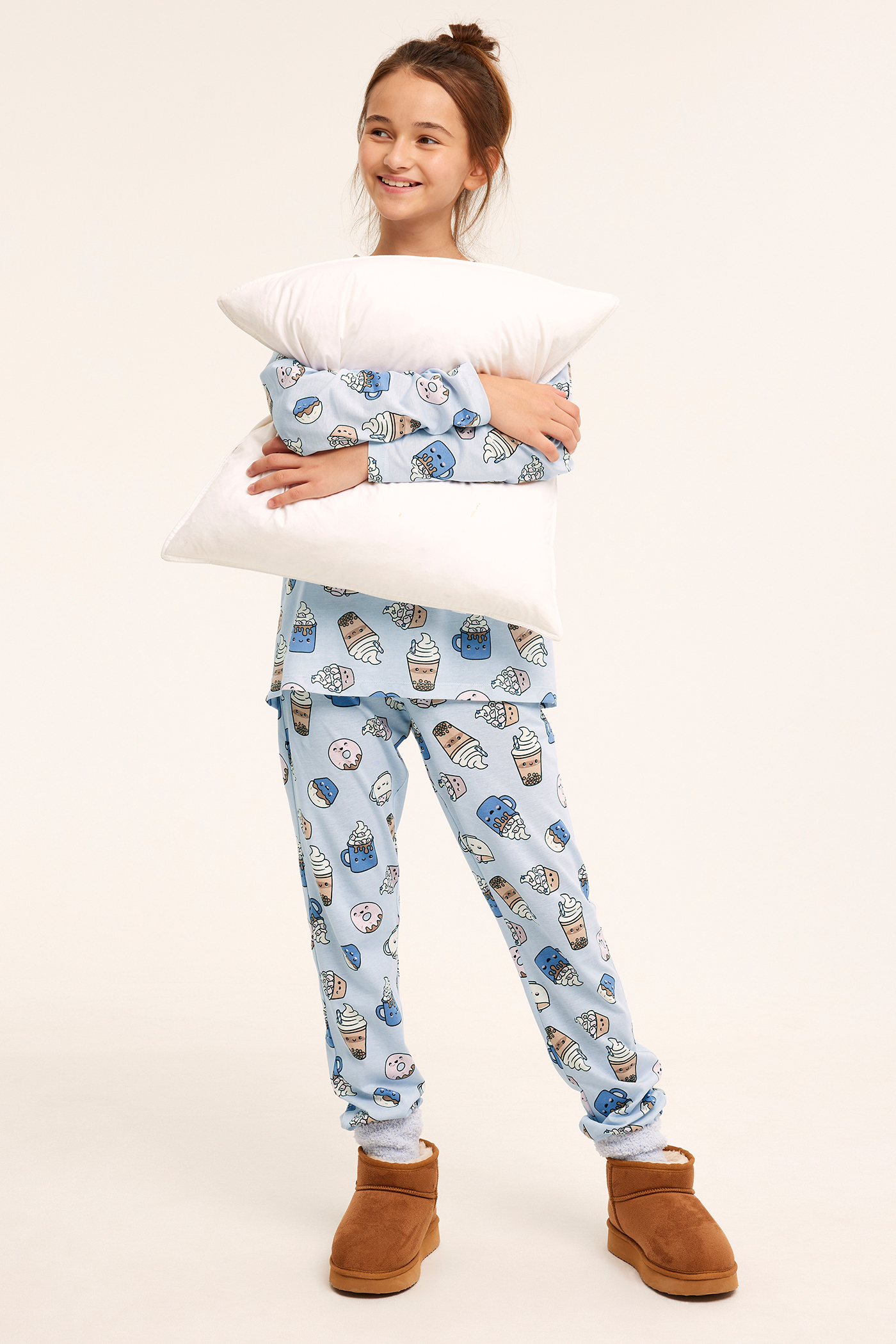 Langermet pyjamas | Blå | Barn