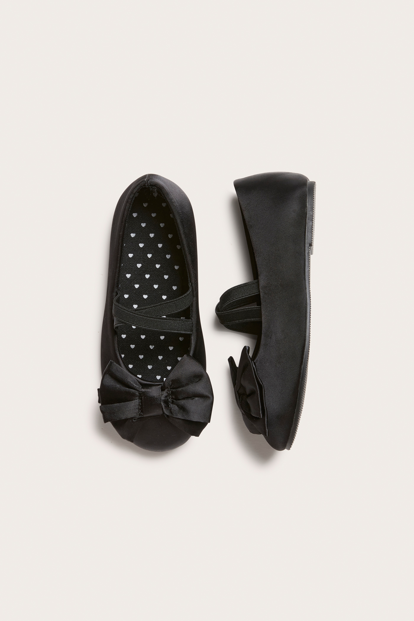 Ballerinaskor med rosett