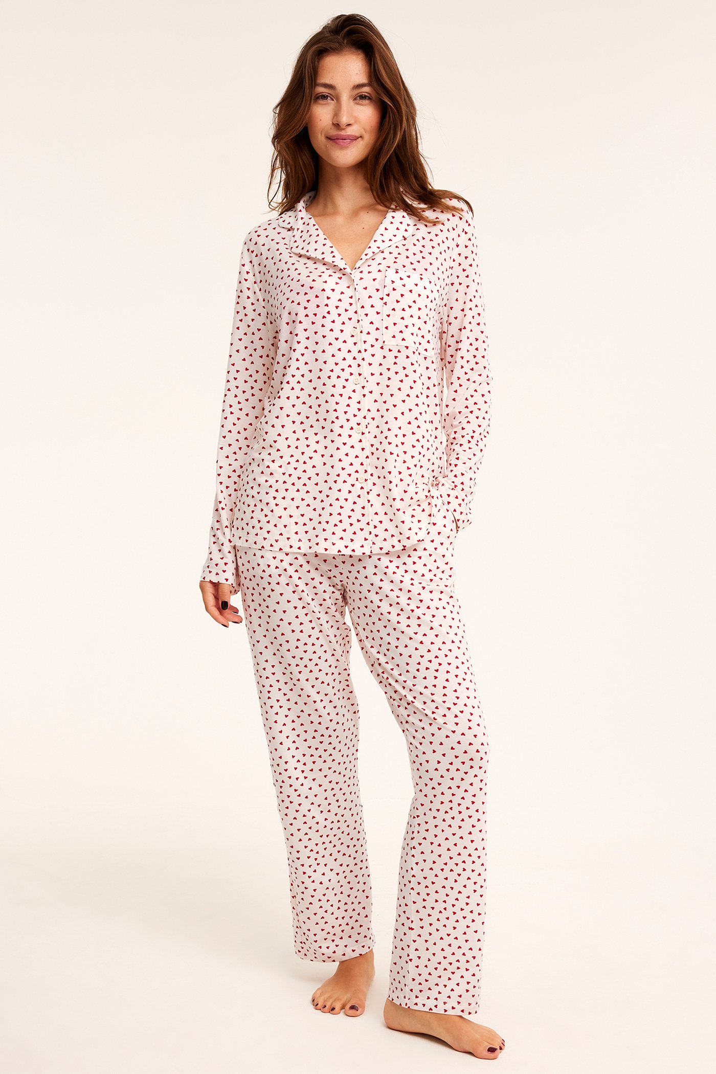 Pyjamas | Röd | Dam | Kappahl