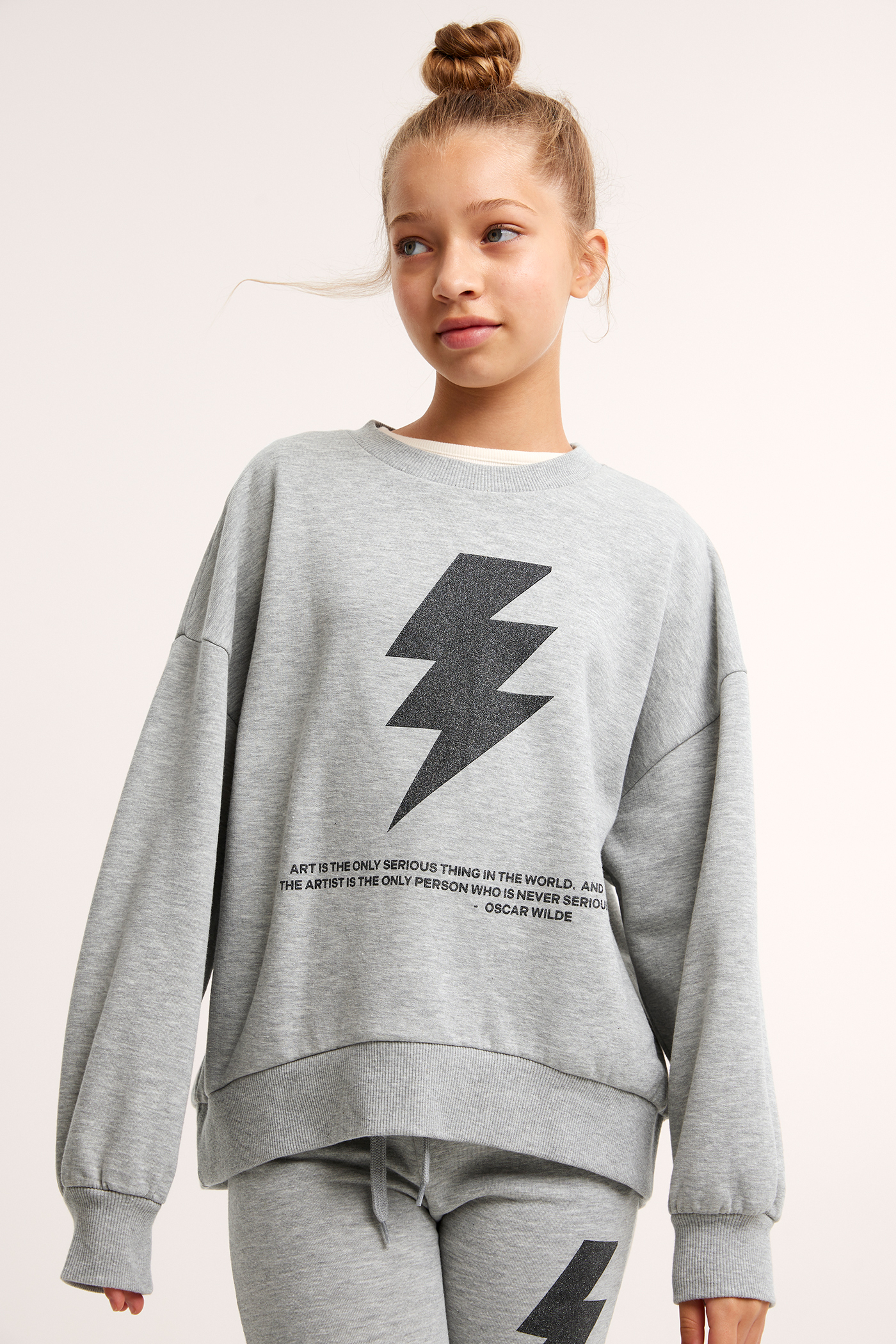 Sweatshirt med tryck | Kappahl