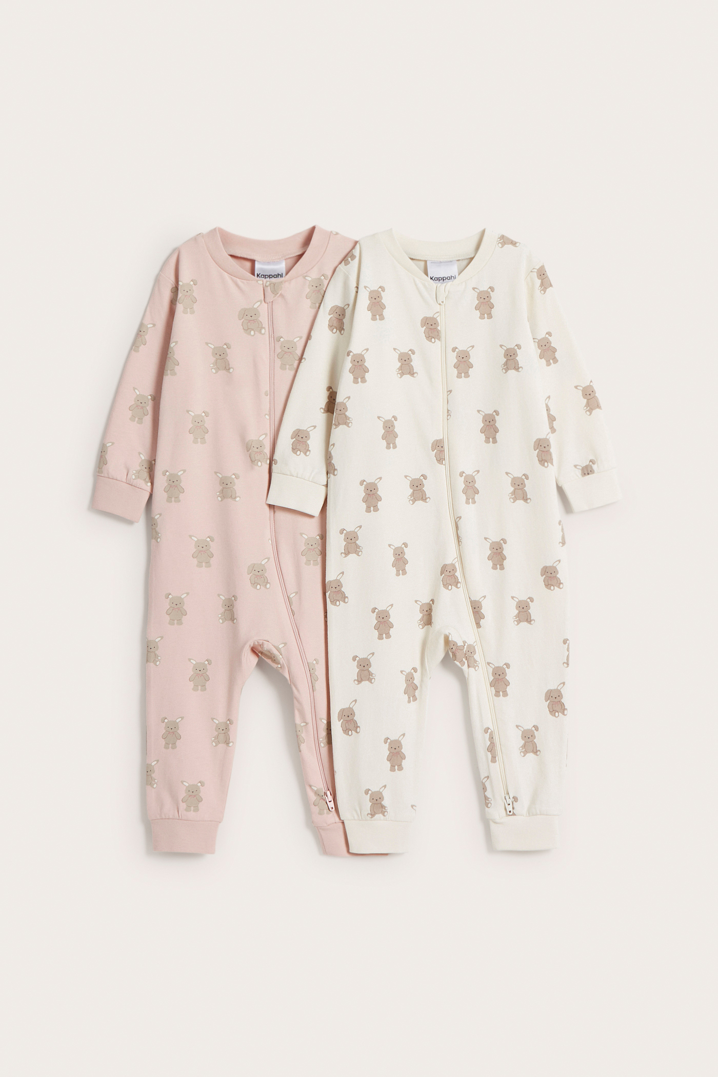 Mönstrad pyjamas 2-pack | Rosa | Baby | Kappahl