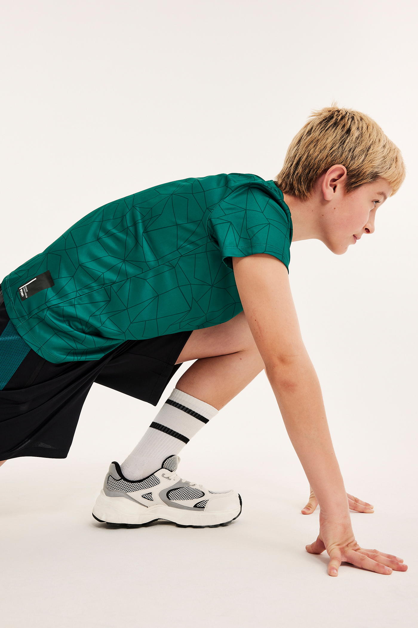 2-pk. treningstopper | Mørkegrønn | Barn | Kappahl