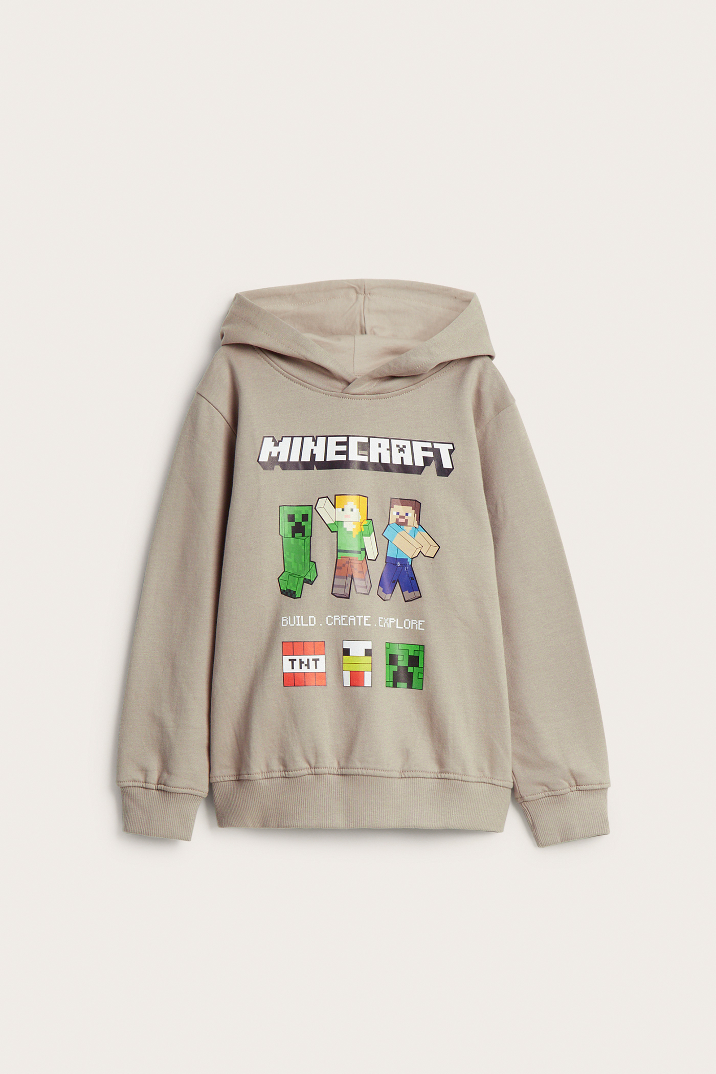 Hoodie Minecraft | Beige | Barn | Kappahl
