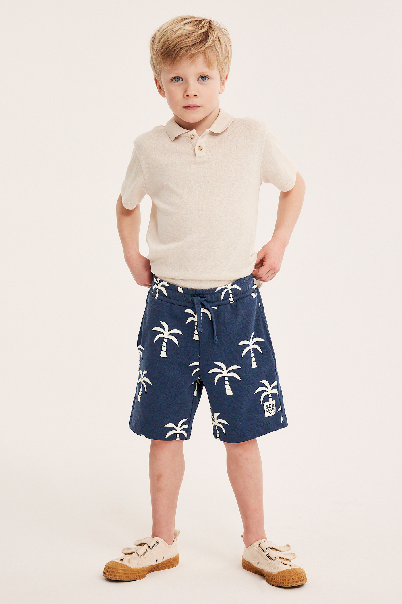 Mjukisshorts | Mörkblå | Barn | Kappahl