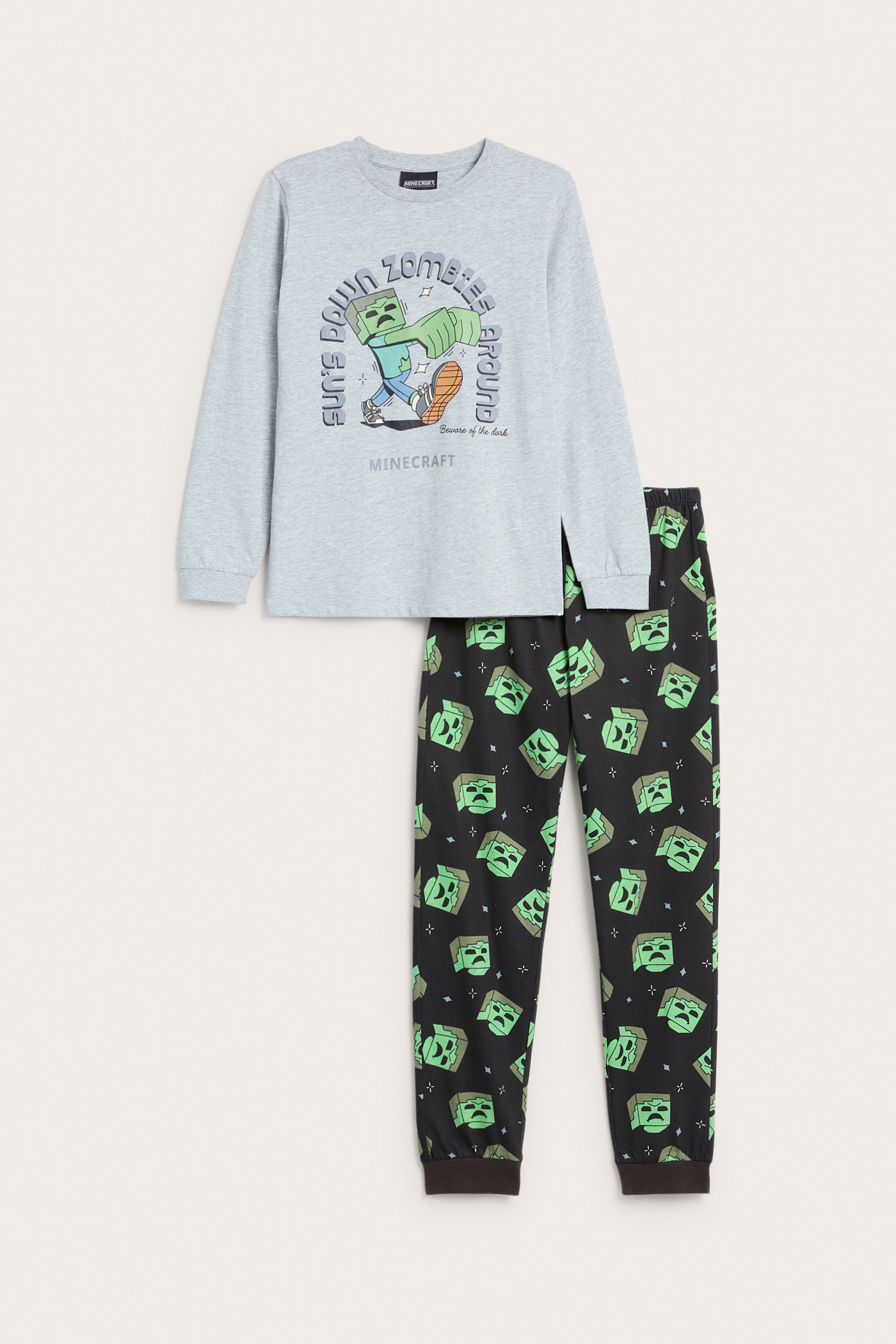 Pyjamas Minecraft | Svart | Barn | Kappahl