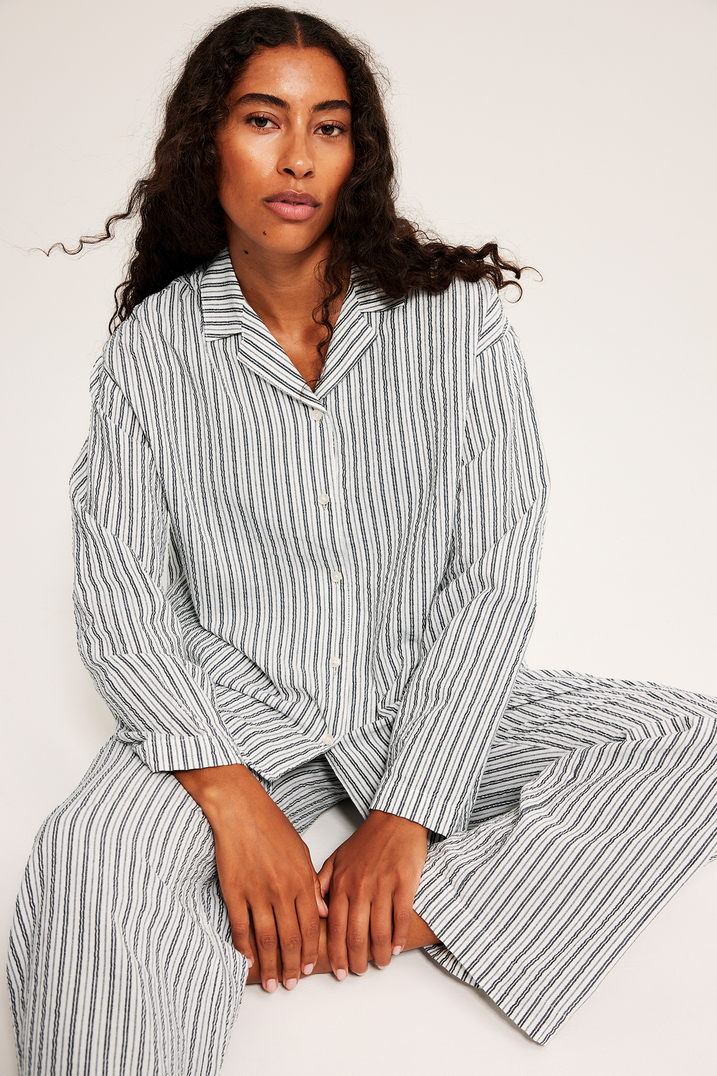 Pyjamas set | Vit | Dam | Kappahl