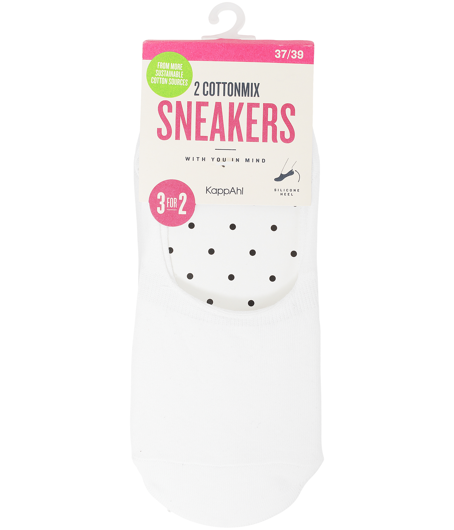 2-pk. sokker | Hvit | Dame | Kappahl