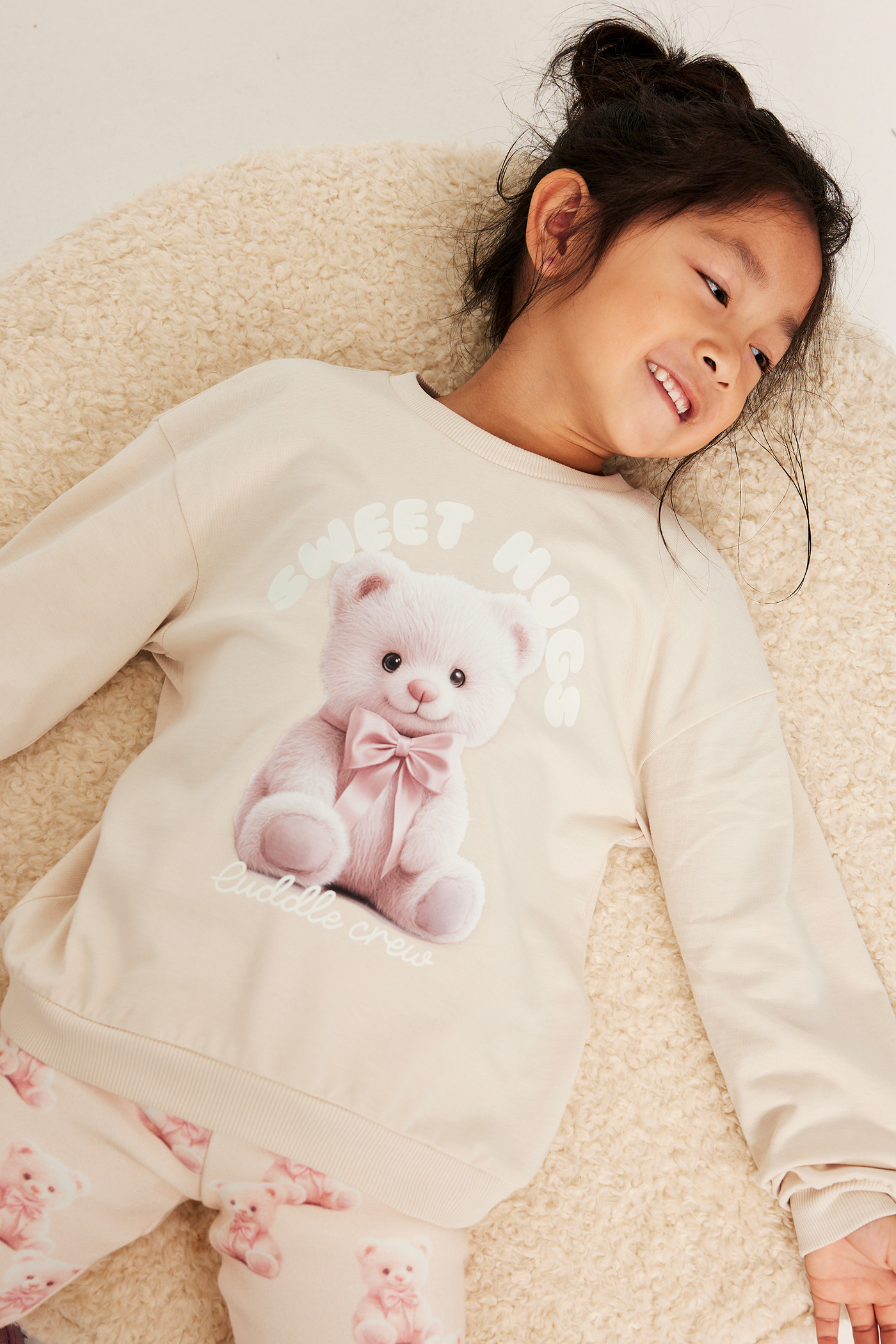 Långärmad topp | Ljusbeige | Barn | Kappahl