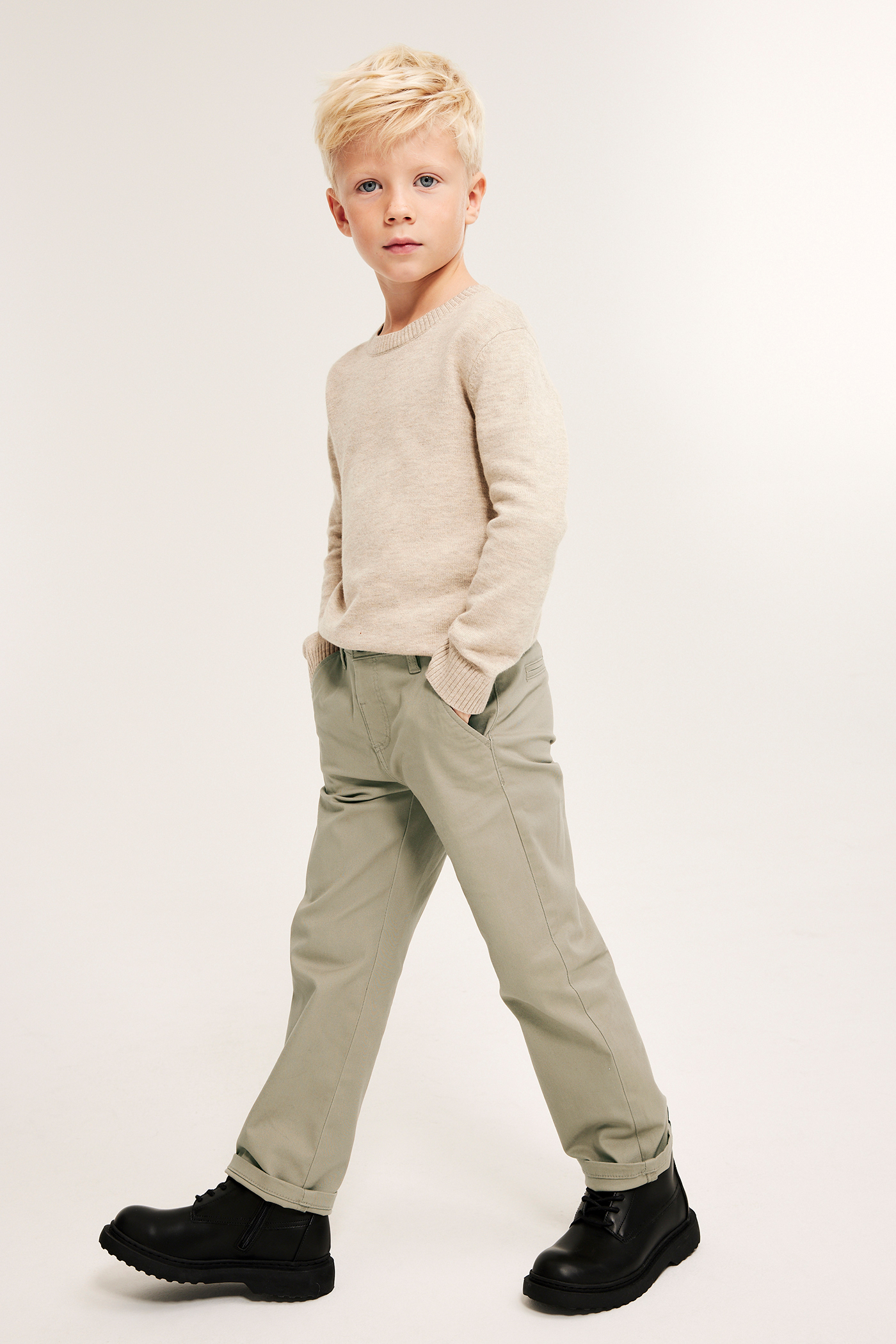 Chinos | Beige | Barn | Kappahl