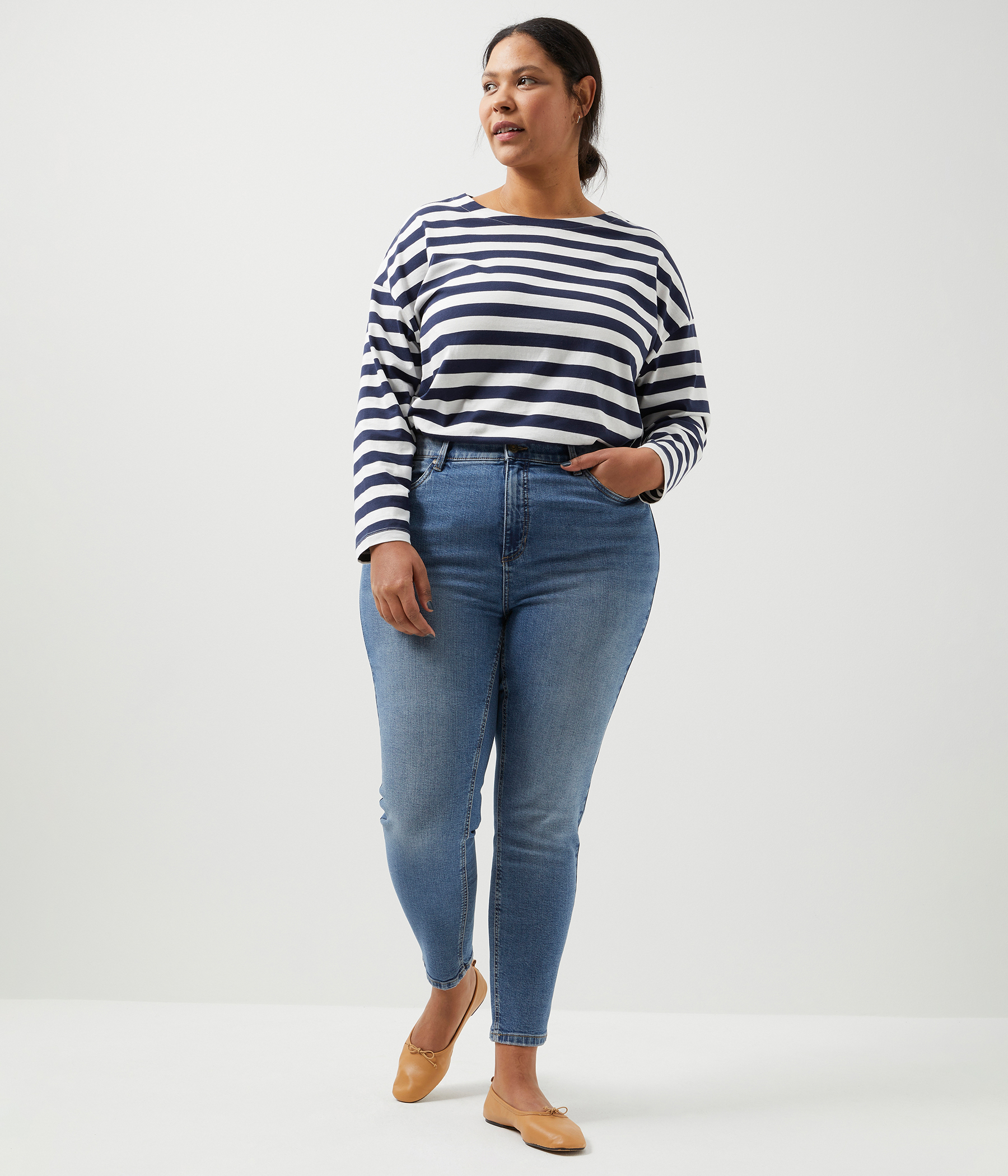 Ebba slim jeans short leg