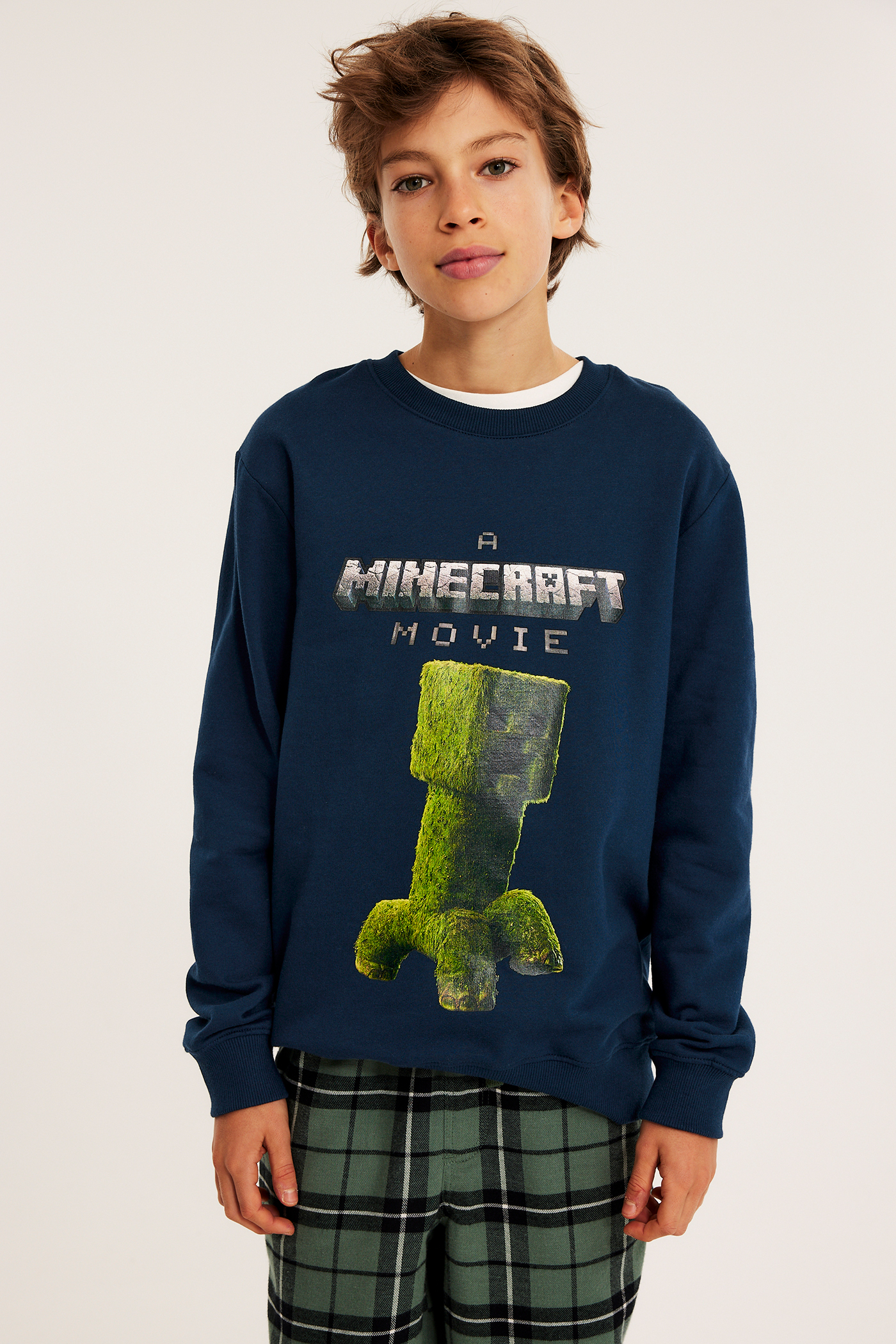 Sweatshirt Minecraft | Mörkblå | Barn | Kappahl