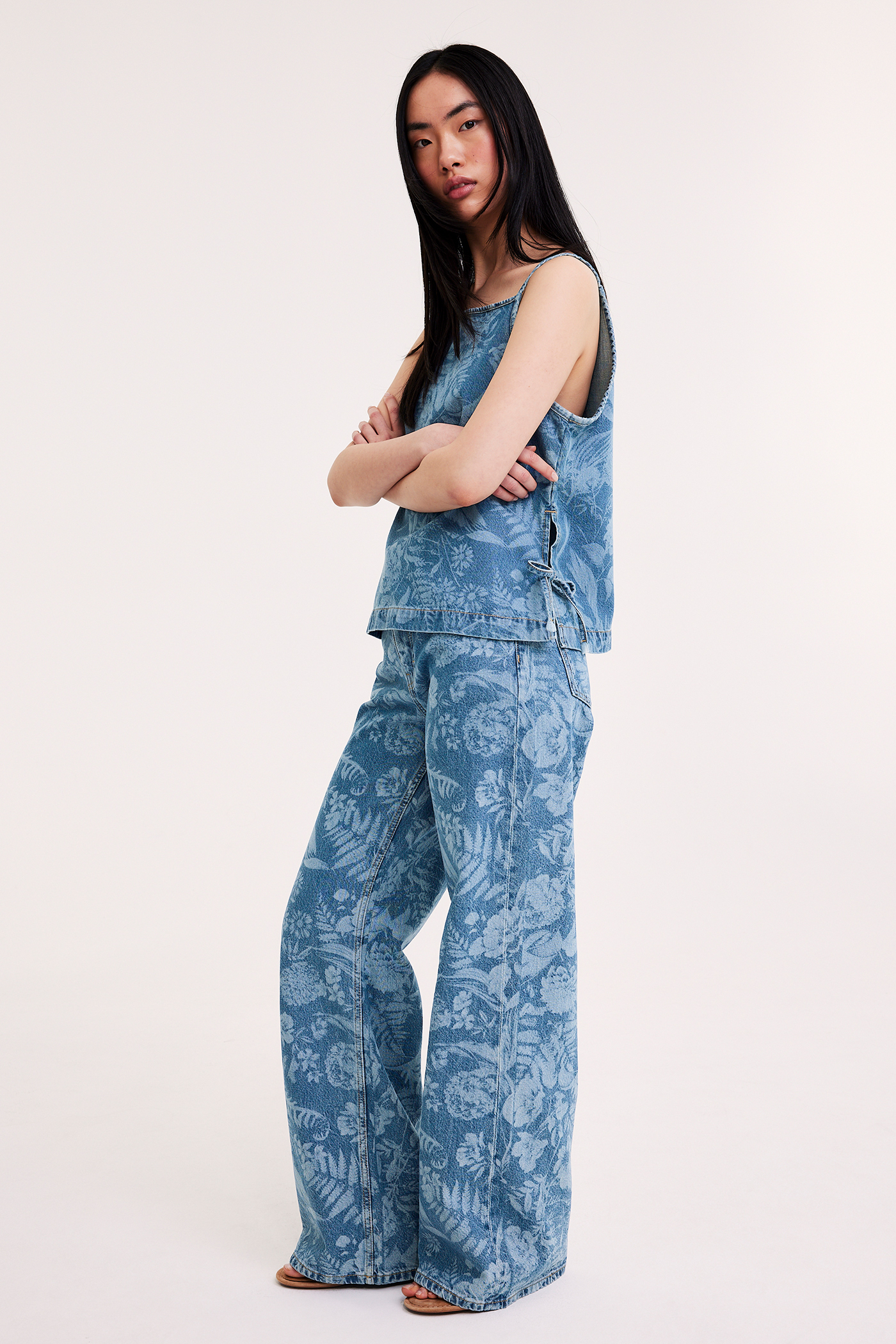 Wide jeans high waist | Lys denim | Dame | Kappahl